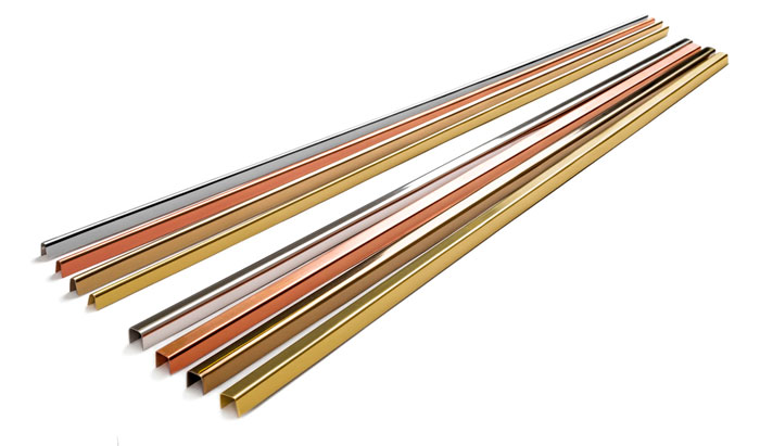 Decortiles - Personalize seu projeto com os filetes Metal Fit